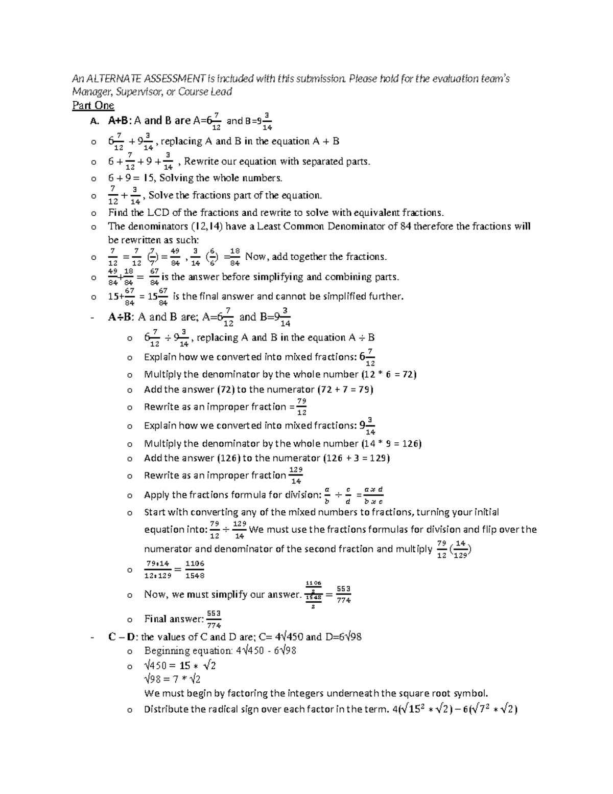TASK 1 - 1A. How can we use RTI processing skills to helps us identify ...