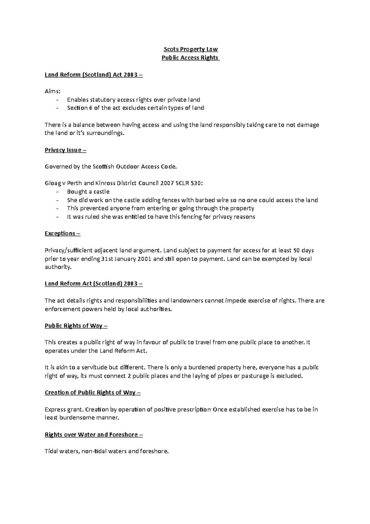 Scots Property Law 15 Public Access Rights Scots Property Law Public scots-property-law-15-public-access-rights-scots-property-law-public