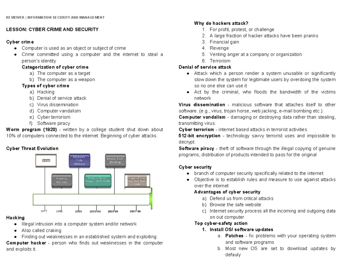 Reviewer Information Security AND Management - REVIEWER | INFORMATION ...