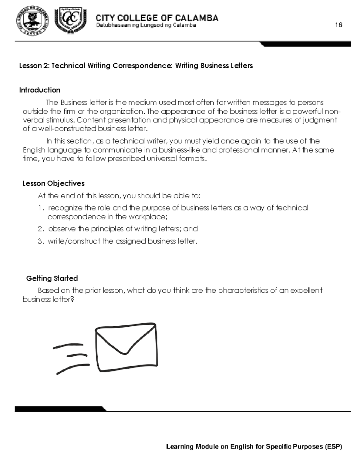 English FOR Specific Purposes 6 - Lesson 2: Technical Writing ...