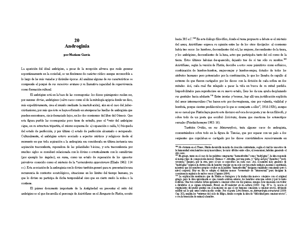 4 - José Amícola y otros - 20 Androginia por Mariano García La ...