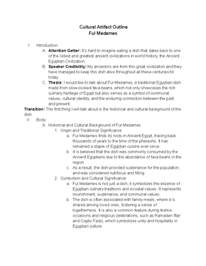 Blank outline template - **NOTE the number of main points, supporting ...