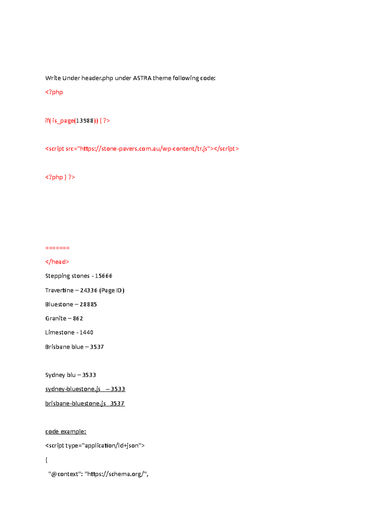 Stone Pavers Astra javascript structured data how to - ITECH1102 - Fed ...