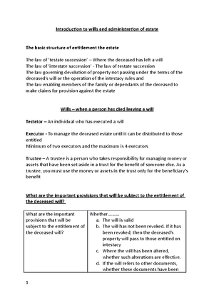 [Solved] what is a testamentary gift and a conditional gift left in a ...