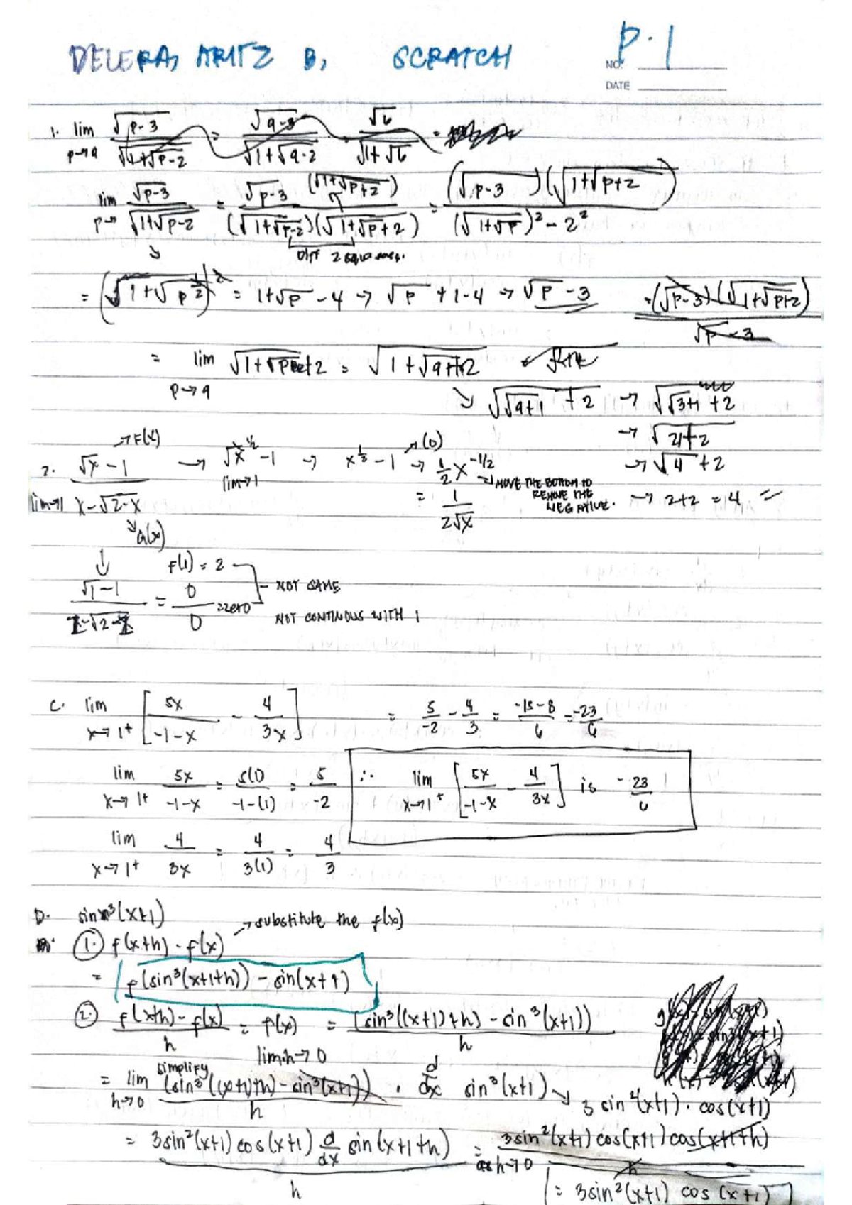 IMG 20230201 160915 - CALCULUS - Computer Engineering - Studocu