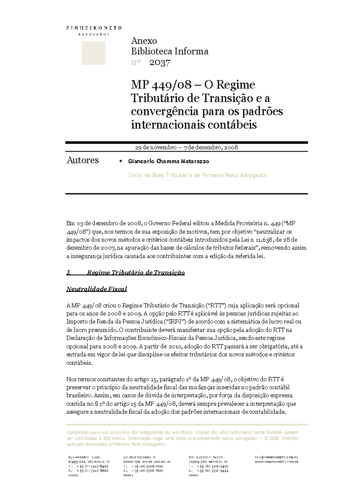 Artigo MPP 449 - ! " # $ ! - Studocu