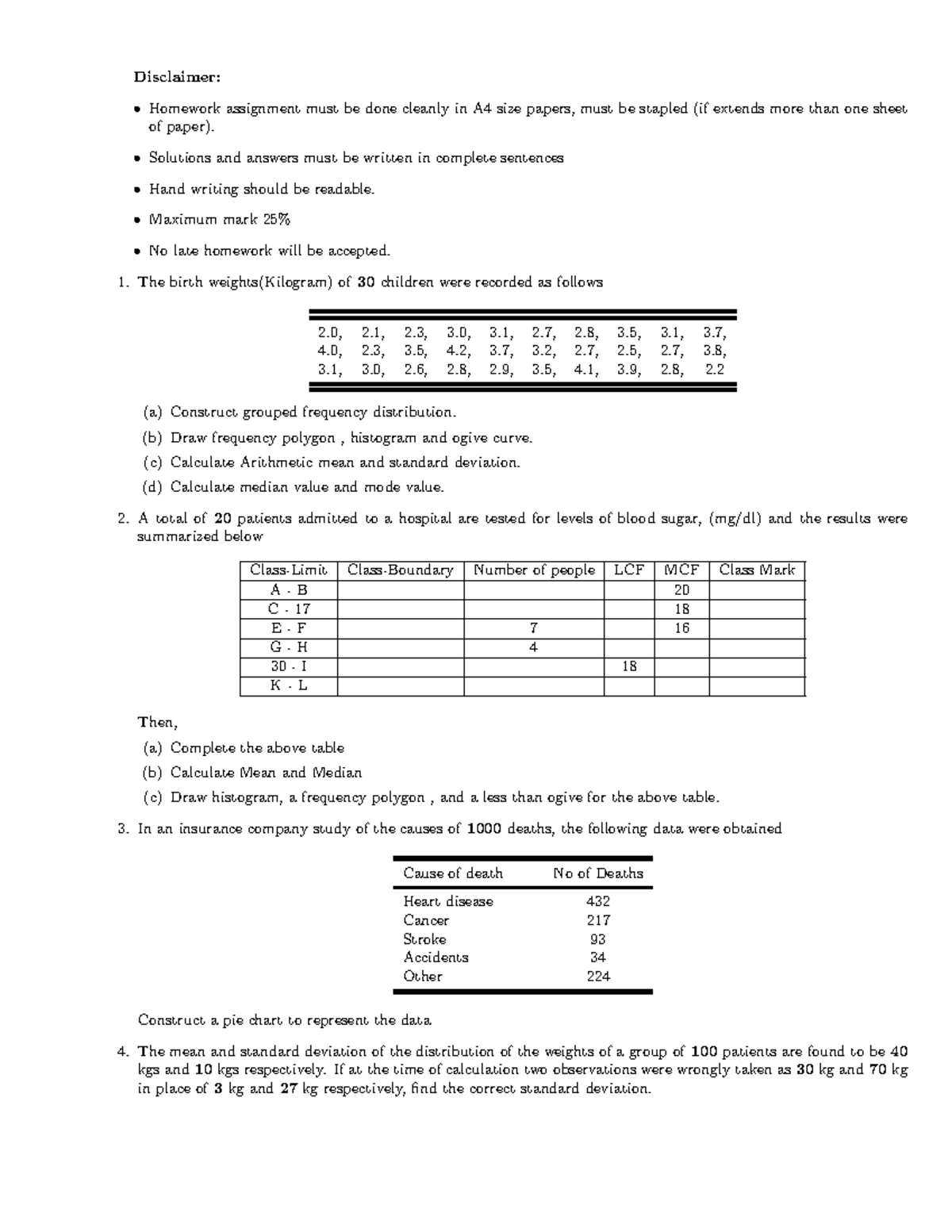 4 5899867549402664213-6 - Disclaimer: Homework assignment must be done ...