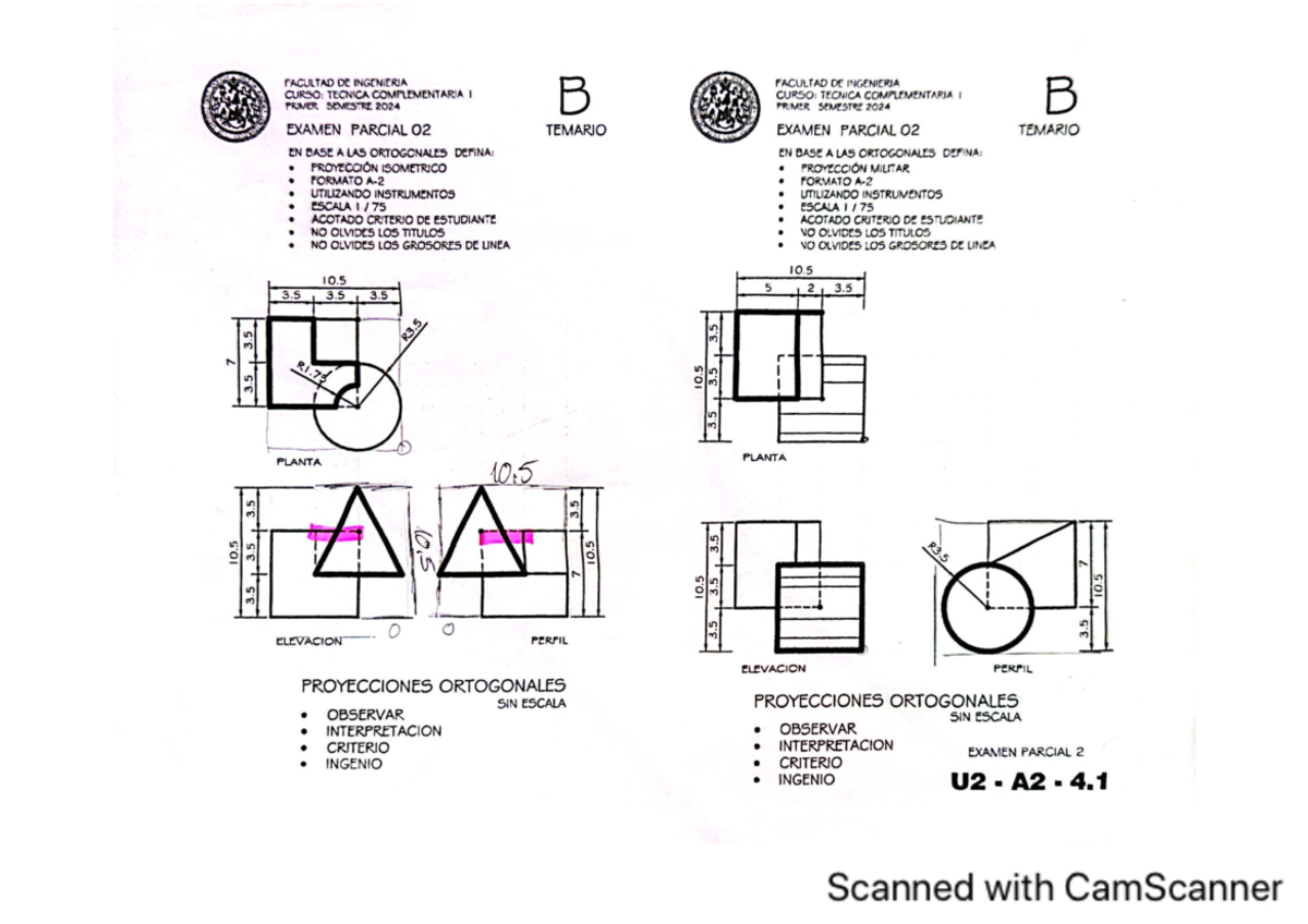 Parcial No.2 Tecnica complementara - Técnica complementaria 1 - Studocu