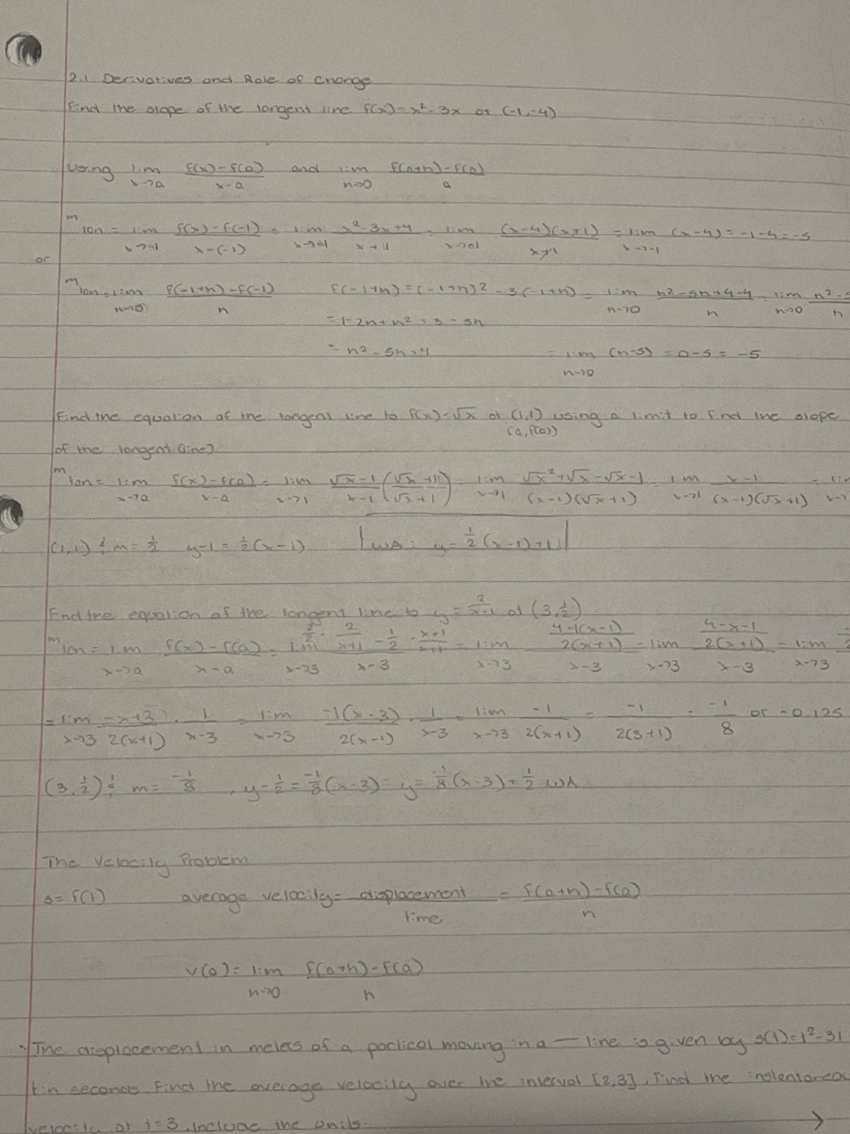 IMG-2448 - Work from Calculus 1 class - MAC 2311 - Studocu