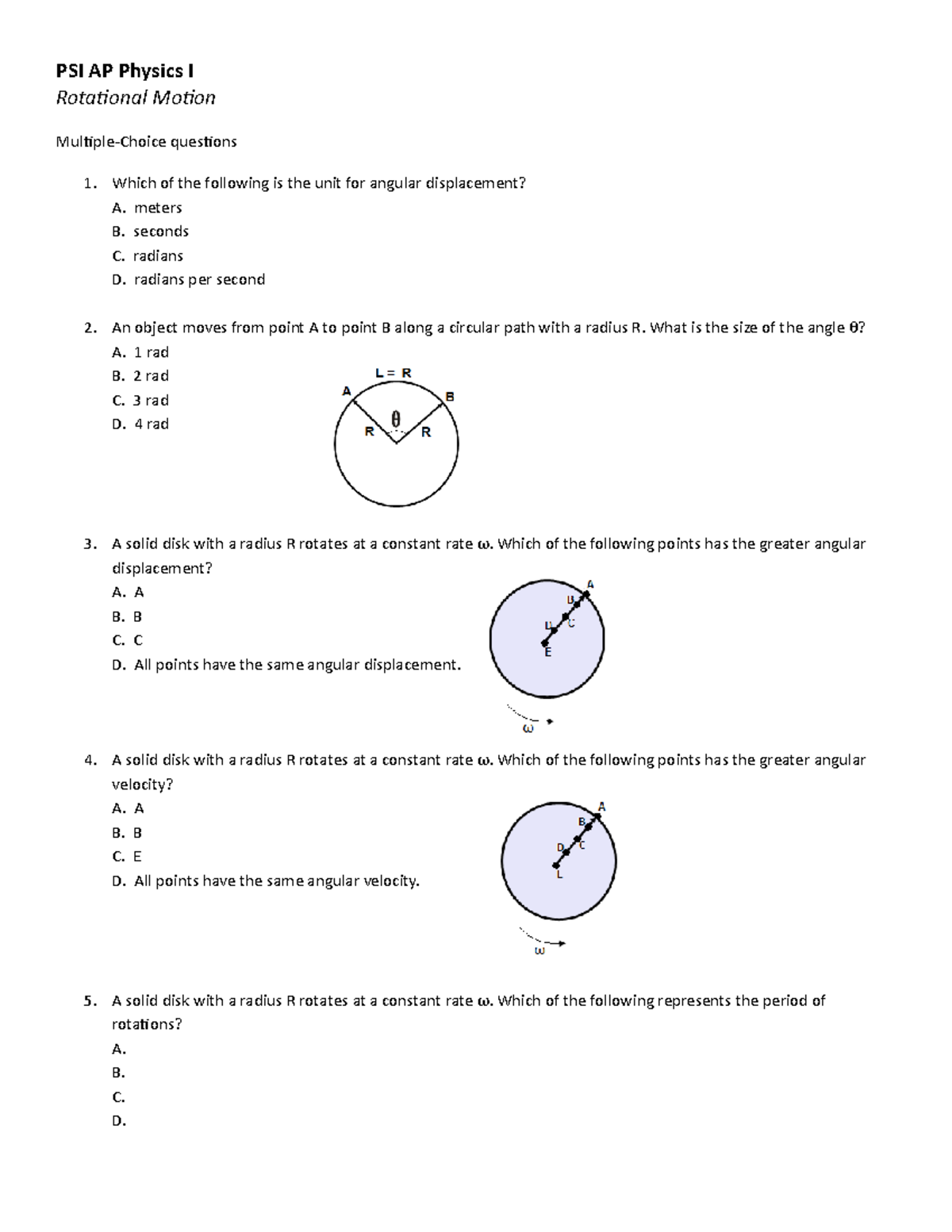 Ap-phys1 rotational-motion-multiple-choice 2017-03-20 - PSI AP Physics ...