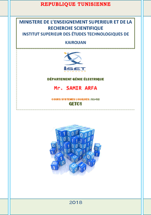circuits logiques combinatoires (codeur, décodeur et transcodeur ...