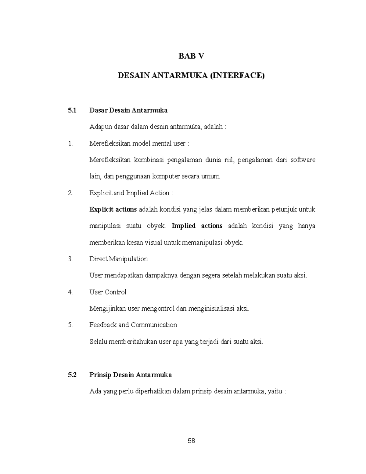 Interaksi Manusia dan Komputer - Bab 5 - BAB V DESAIN ANTARMUKA (INTERFACE) 5 Dasar Desain ...
