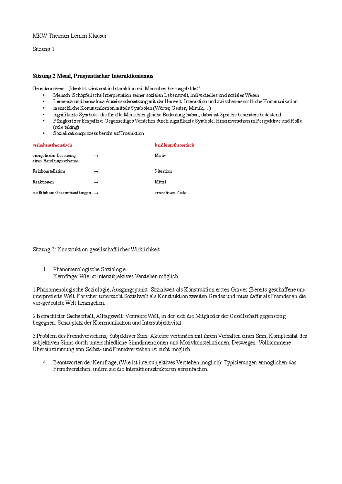 Medien- und Kommunikationswissenschaften Klausur Vorbereitung - MKW ...