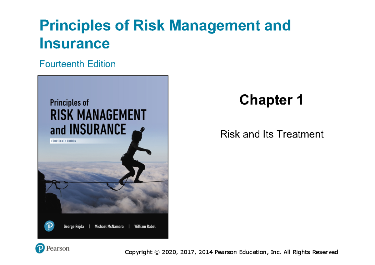 Rejda rmi ppt01 pb - Lecture notes 1 - Principles of Risk Management ...