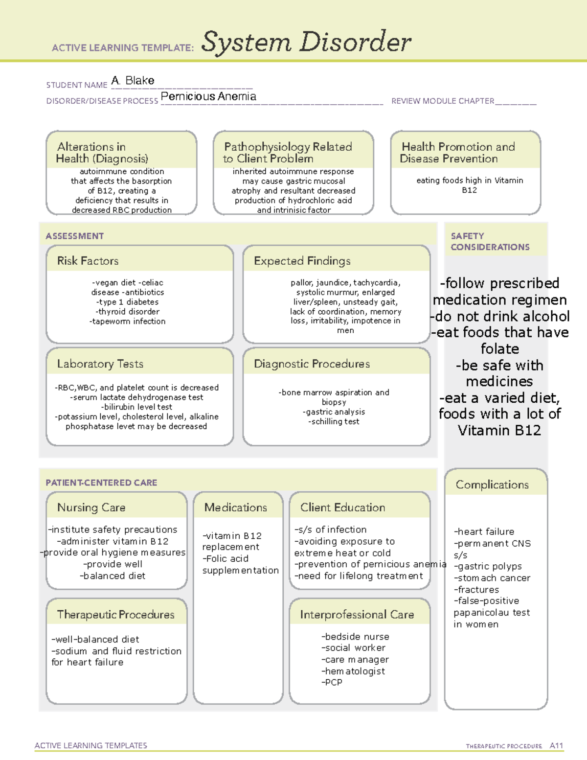 ALT sys Dis - ACTIVE LEARNING TEMPLATES TherapeuTic procedure A System ...