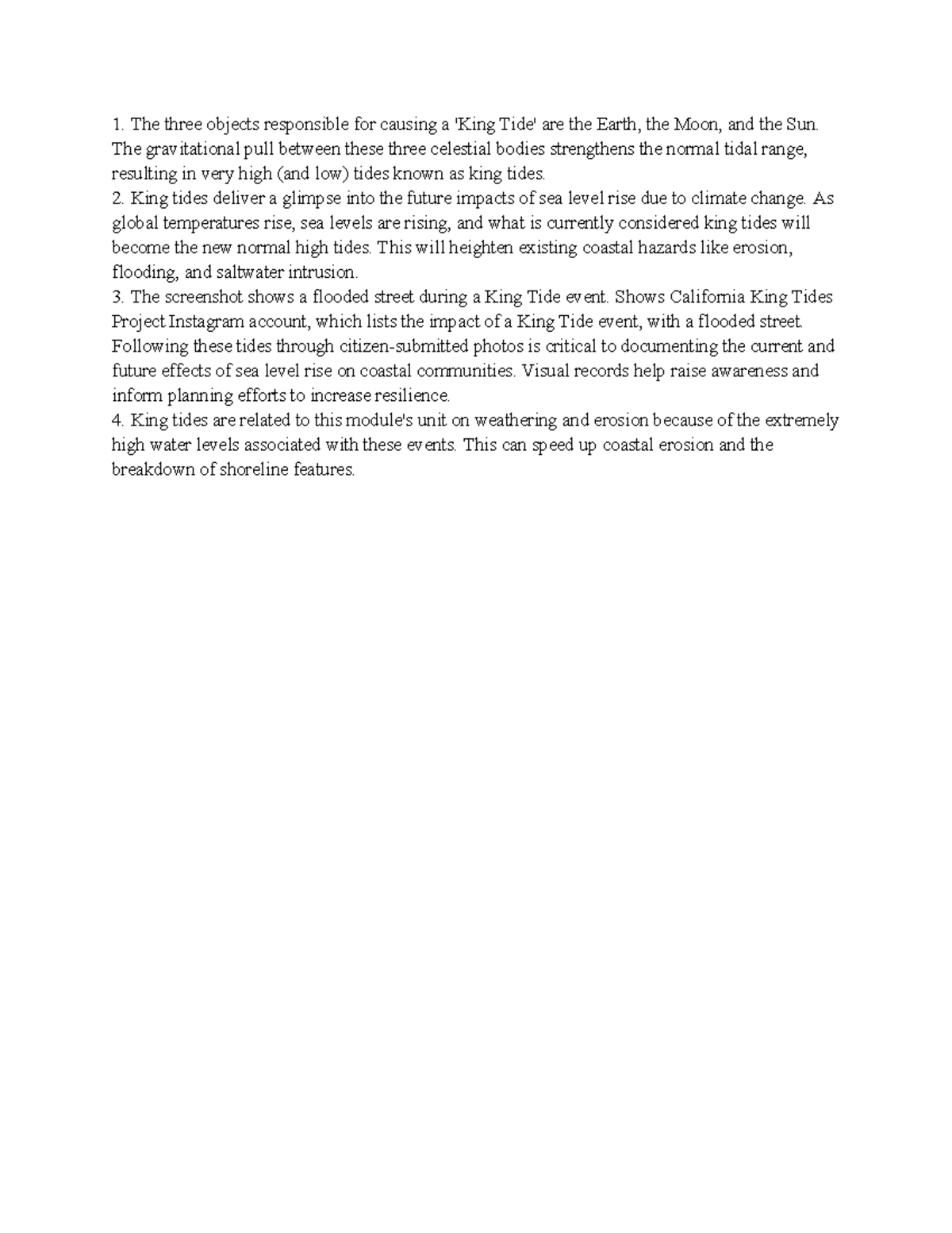 Participation #8 - The three objects responsible for causing a 'King ...