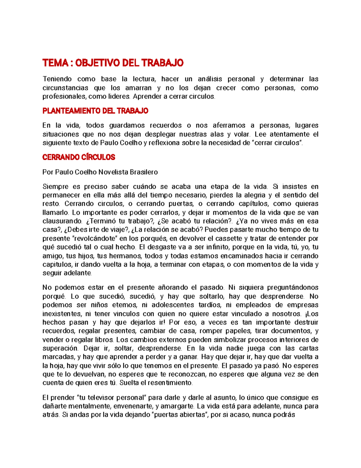 Desarrollo Personal Y Taller DE Liderazgo ( Carlos Aaron Marquez ...