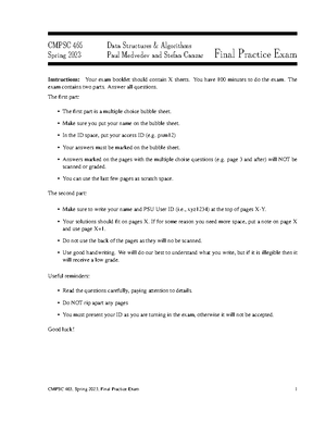 Hw3-sol - Assignments - CMPSC 465 Data Structures & Algorithms Fall ...