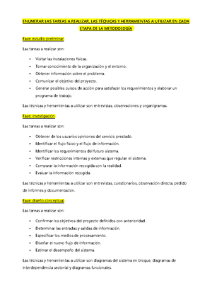 Resumen 2DO Parcial - RESUMEN 2DO PARCIAL. ANALISIS DE SISTEMAS ADMINISTRATIVOS Herramientas ...