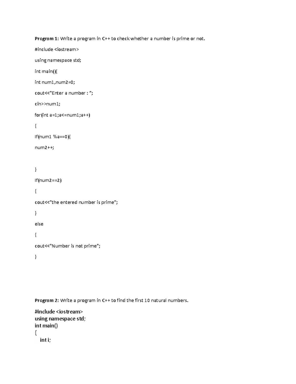 INFT221101033 - Whuwhwiwwu - Program 1: Write a program in C++ to check ...
