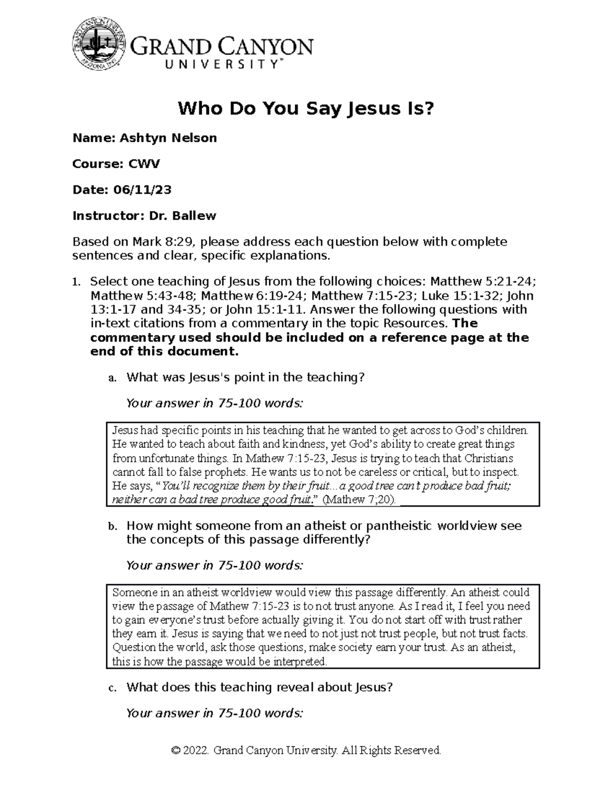 Christian worldview who do you say jesus is - Who Do You Say Jesus Is ...