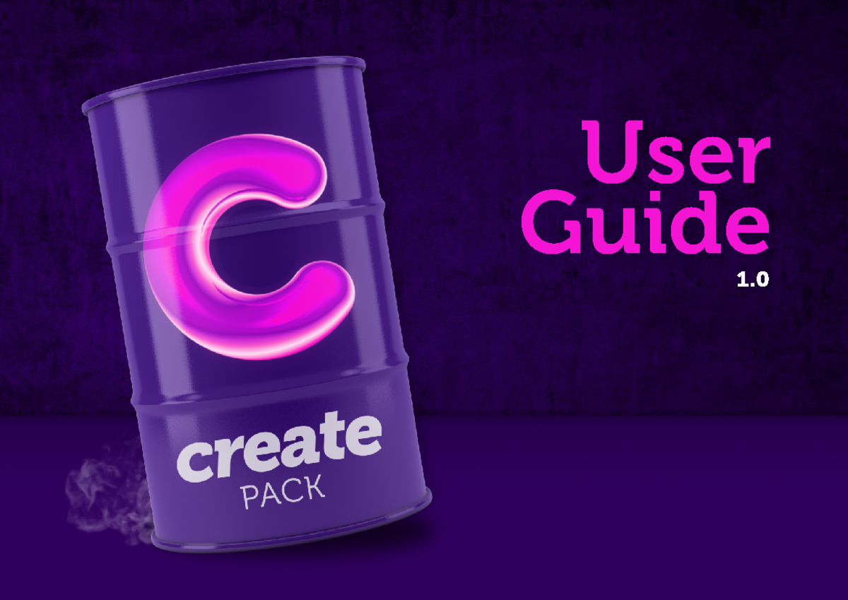Create PACK Userguide - User Guide ####### 1. ####### Index Video ...