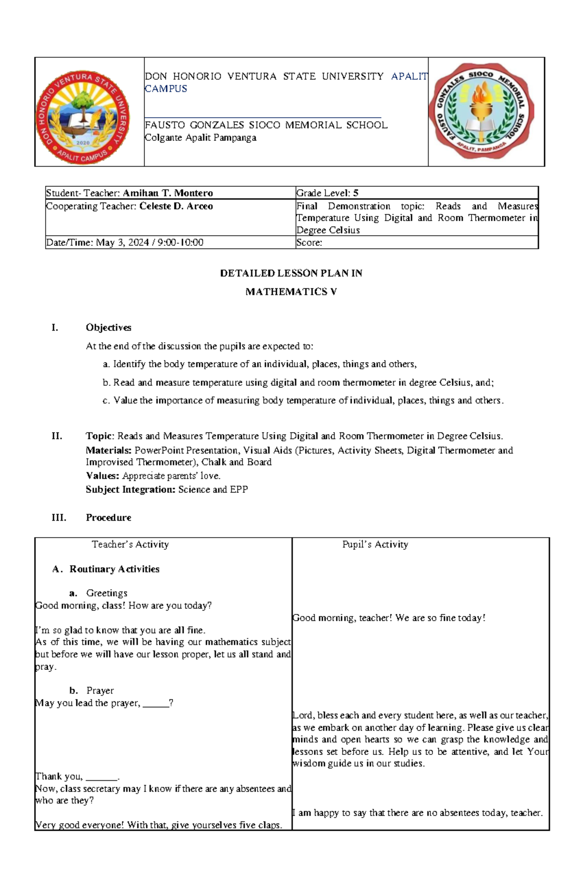 DLP-MATH - i want to access some documents - DON HONORIO VENTURA STATE ...