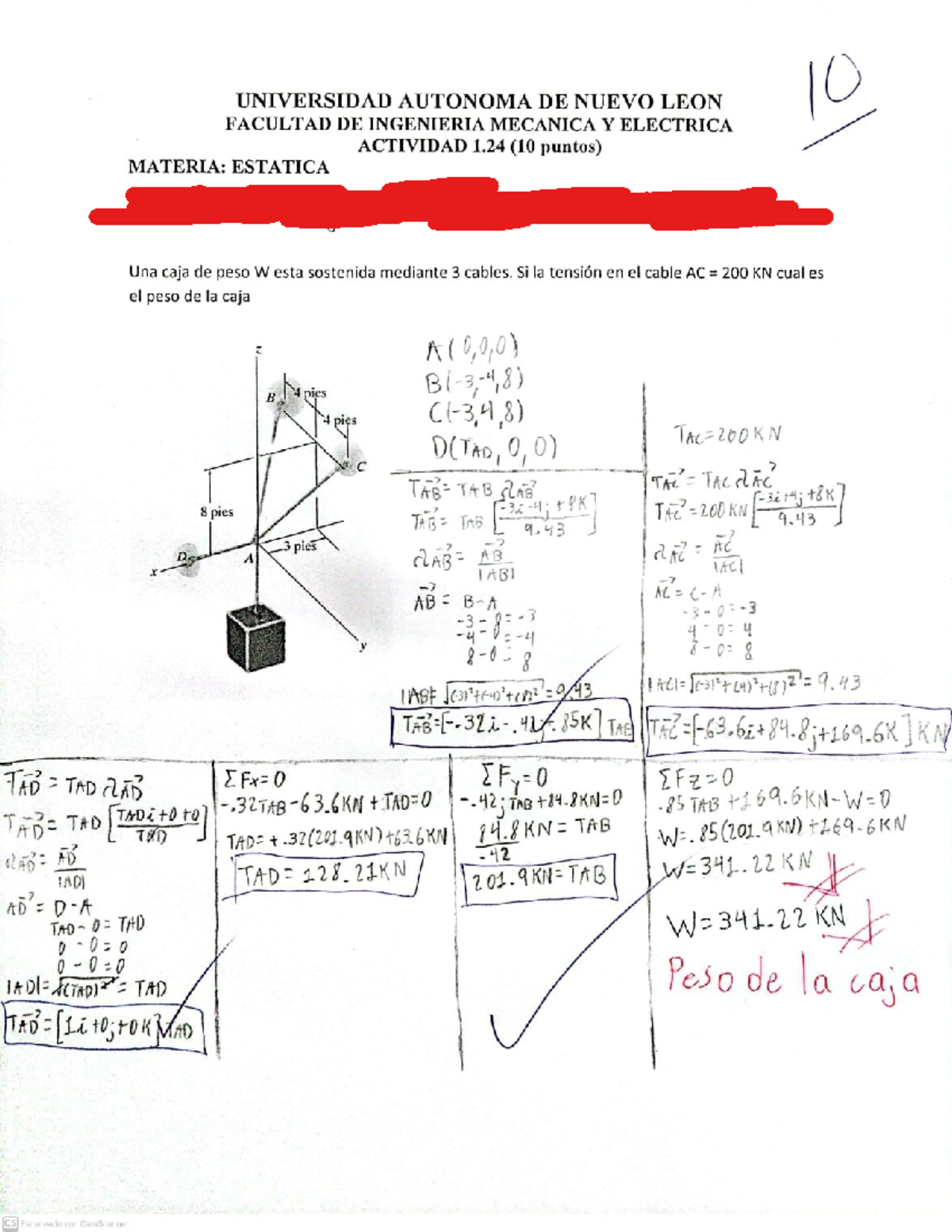 Actividad 1 - Estatica - Studocu