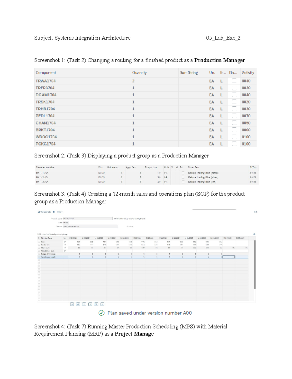 Sia 05 Lab Exe 1 Subject Systems Integration Architecture 05 Lab Exe Screenshot 1 Task 2