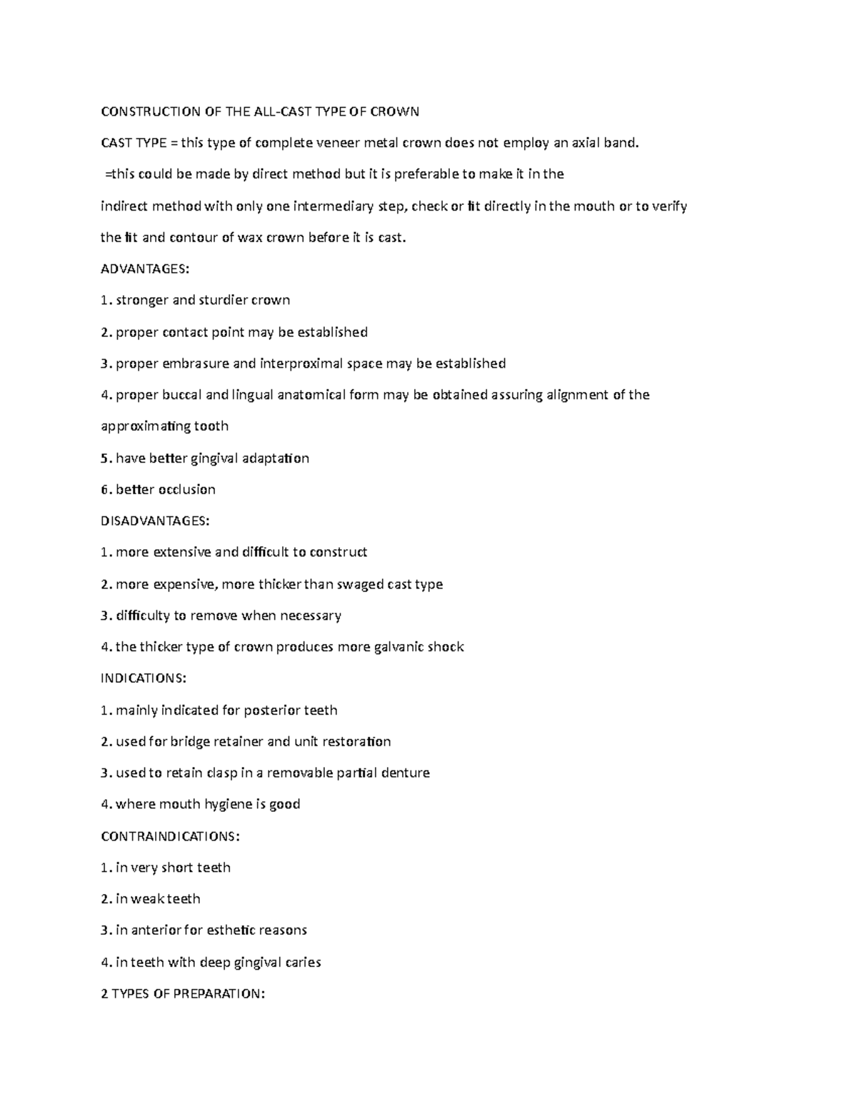 Prostho all types of crown Prostho all types of crown Prostho all types ...