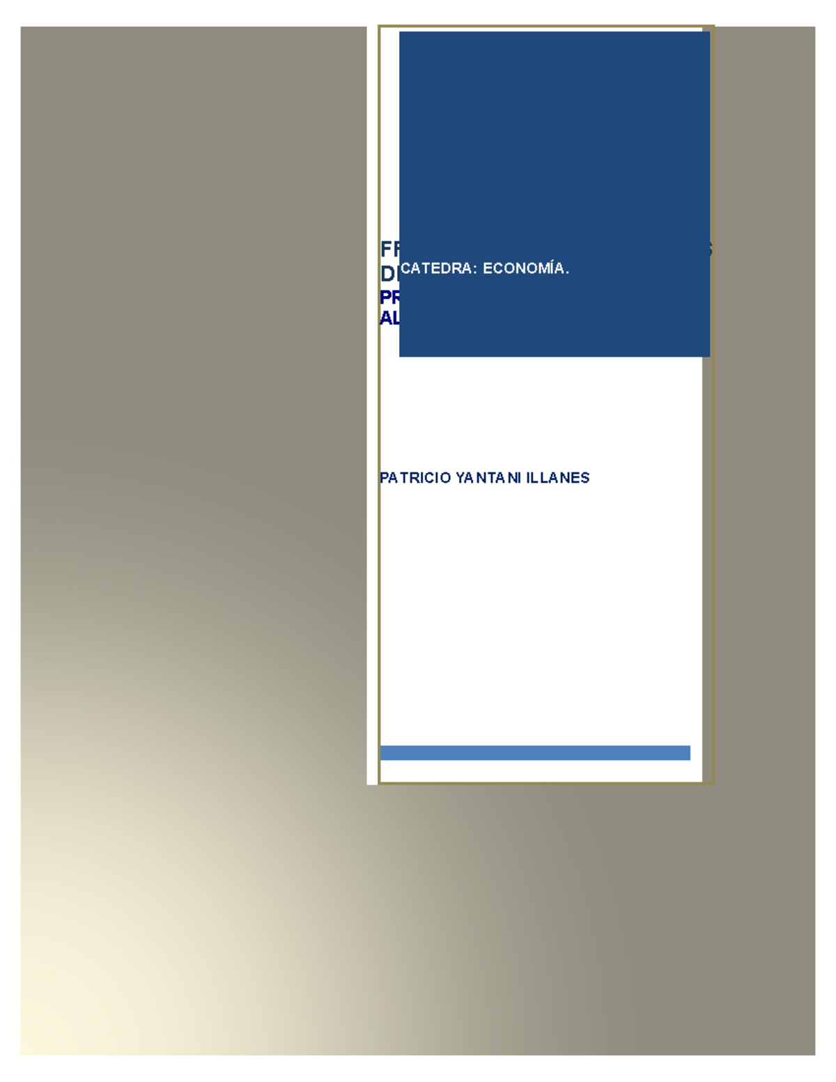 377992102-tarea-economia - FRONTERA DE POSIBILIDADES DE PRODUCCIÓN ...