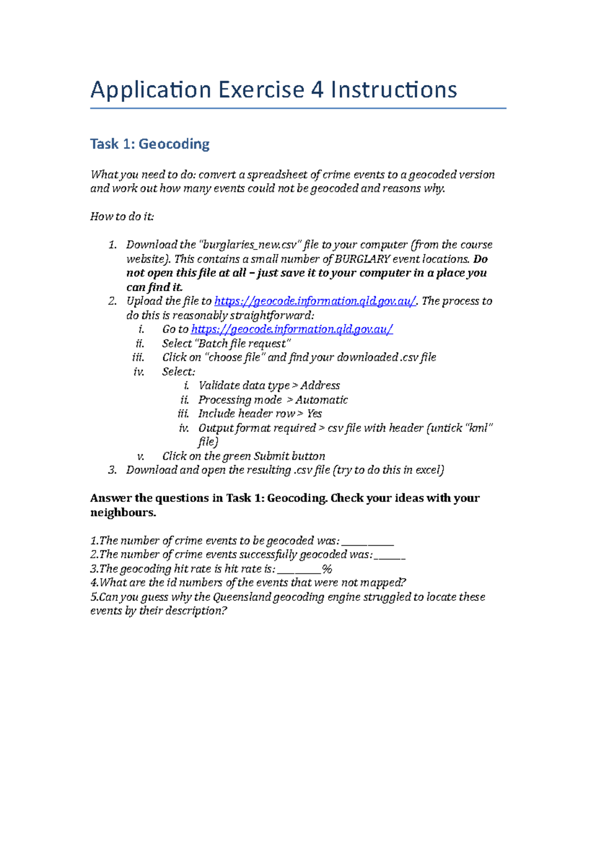 Student handout FOR Tutorial USE ONLY Week 10 2020 - Application ...