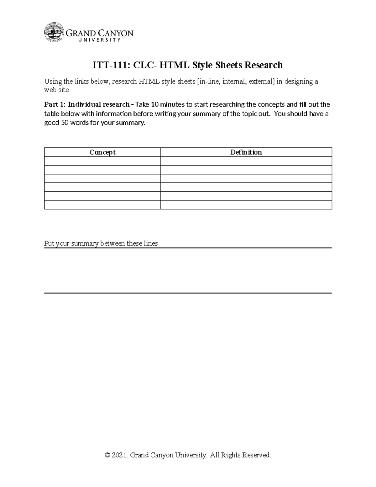 CST-120-T3-CLC-Style Sheets Research - ITT-111: CLC- HTML Style Sheets ...