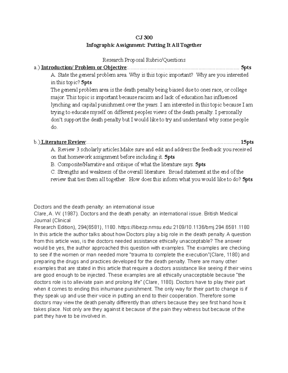 Infographic final - CJ 300 Infographic Assignment: Putting It All ...
