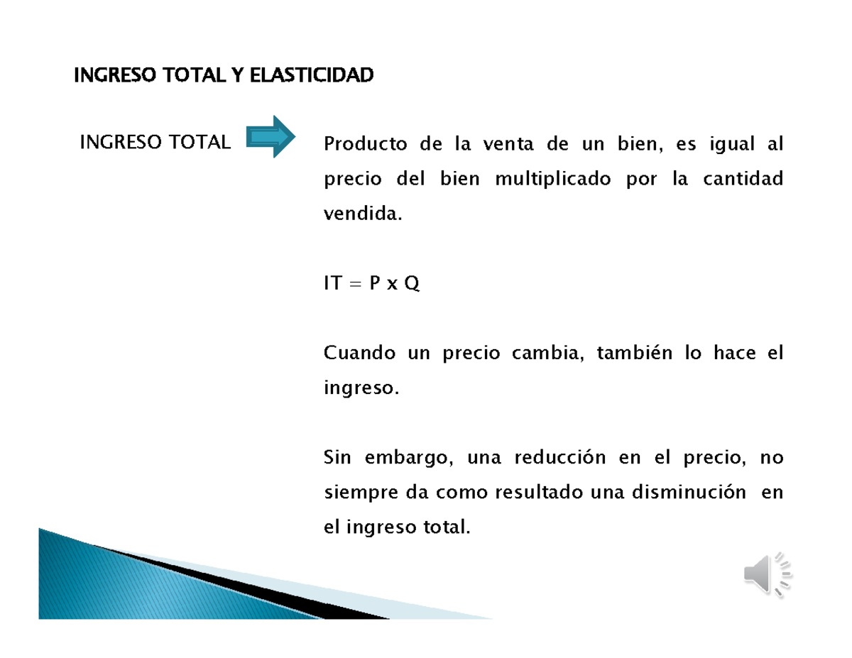 Relacion Ingreso Y Elasticidad V1 - INGRESO TOTAL Y ELASTICIDAD INGRESO ...