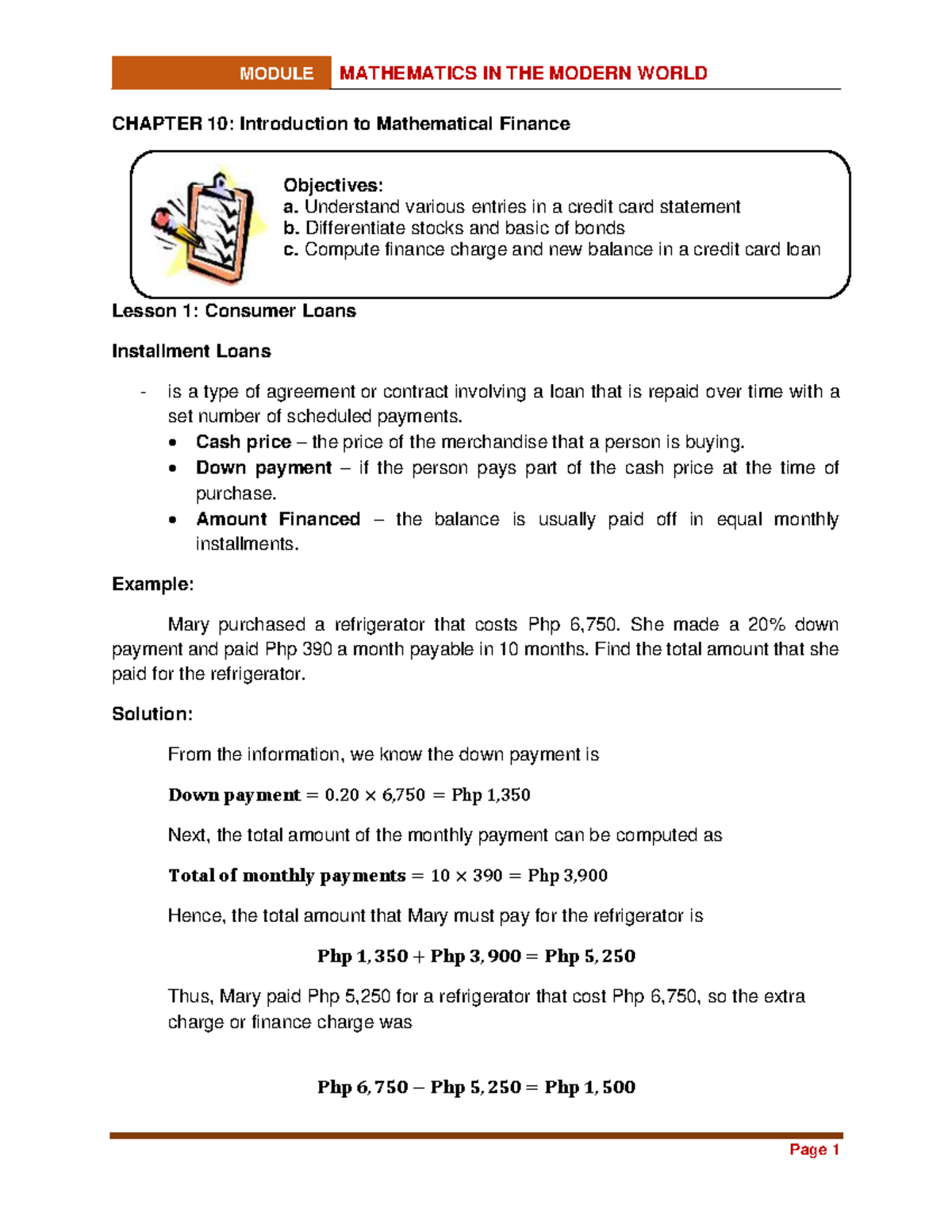 Chapter 10- Introduction TO Mathematical Finance - CHAPTER 10 ...