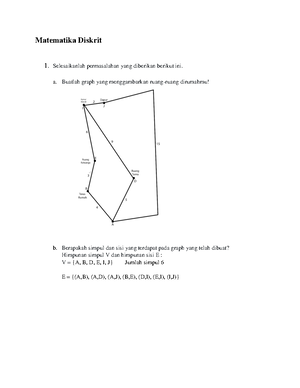 Graf Sederhana Isomorfisme - Graf sederhana G1 = (V1, E1) dan G2 = (V2 ...