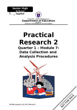 Research Design - PRACTICAL RESEARCH 2 Quarter 4 - Module 4 ...