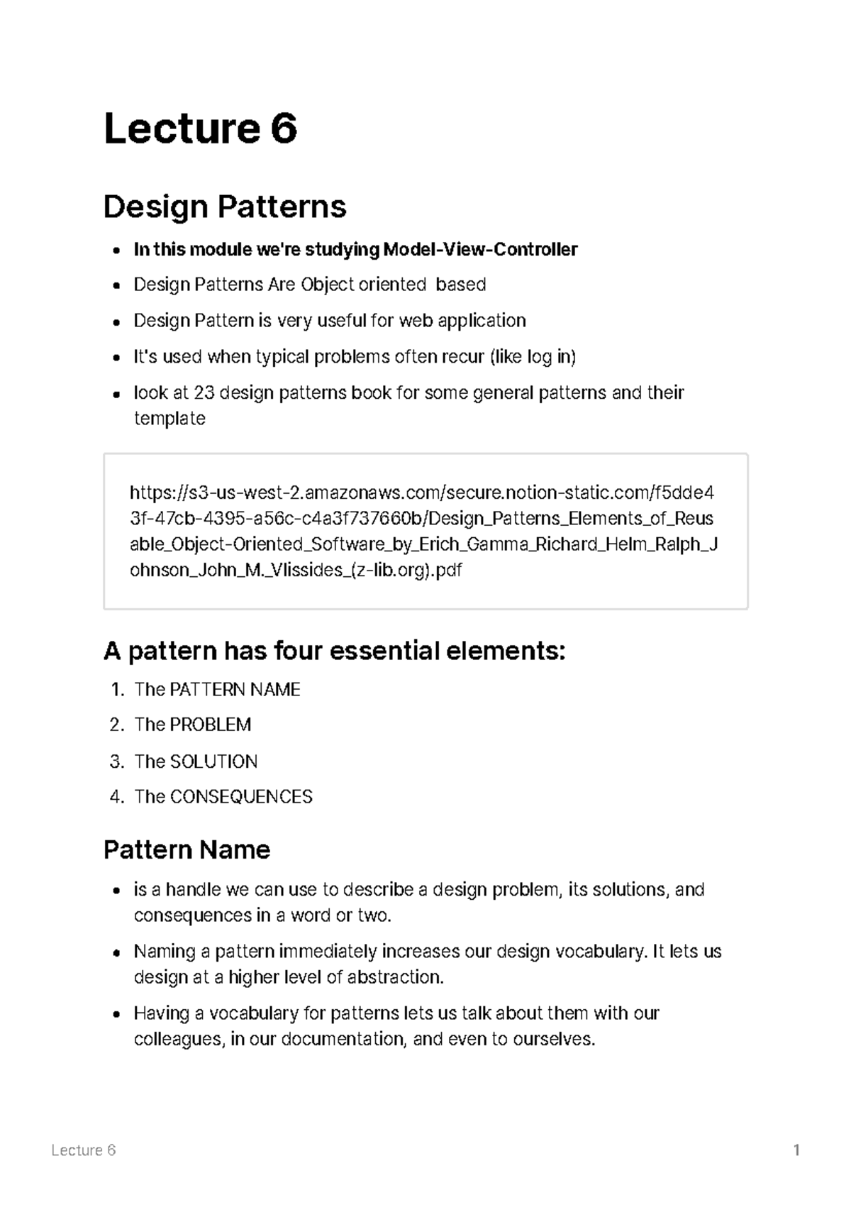 Lecture 6-Software Development and Management - Lecture 6 Design ...