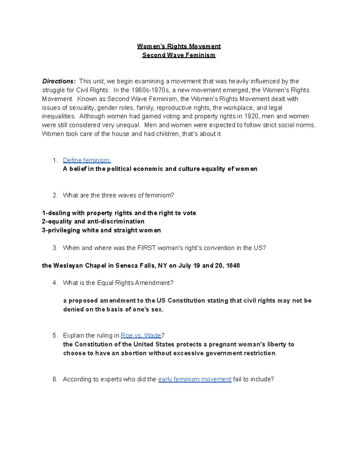 - Women’s Rights Movement - 2022 - Women’s Rights Movement Second Wave ...