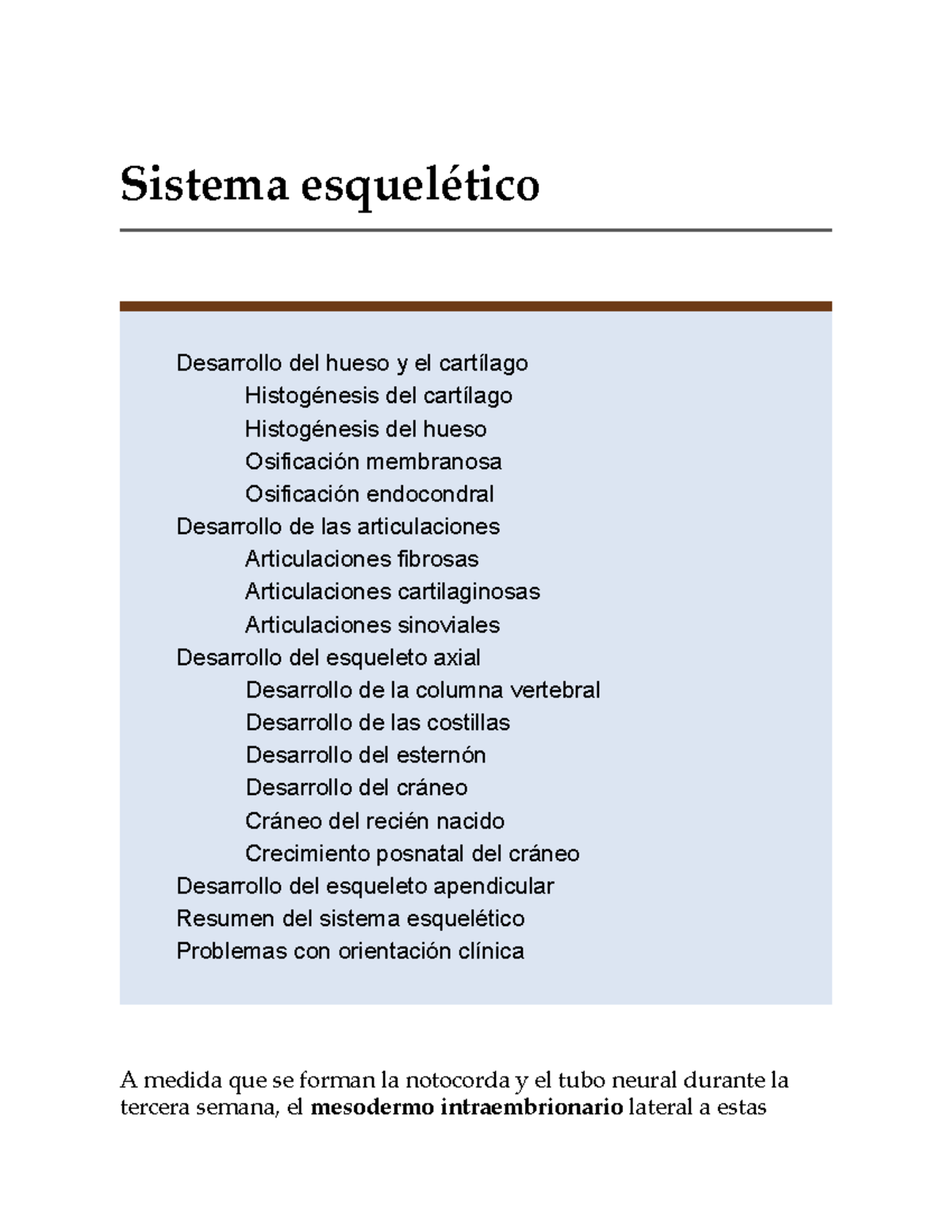 Keith L Moore, T V N Persaud, Mark G Torchia Embriología Clínica - Sistema esquelético ...