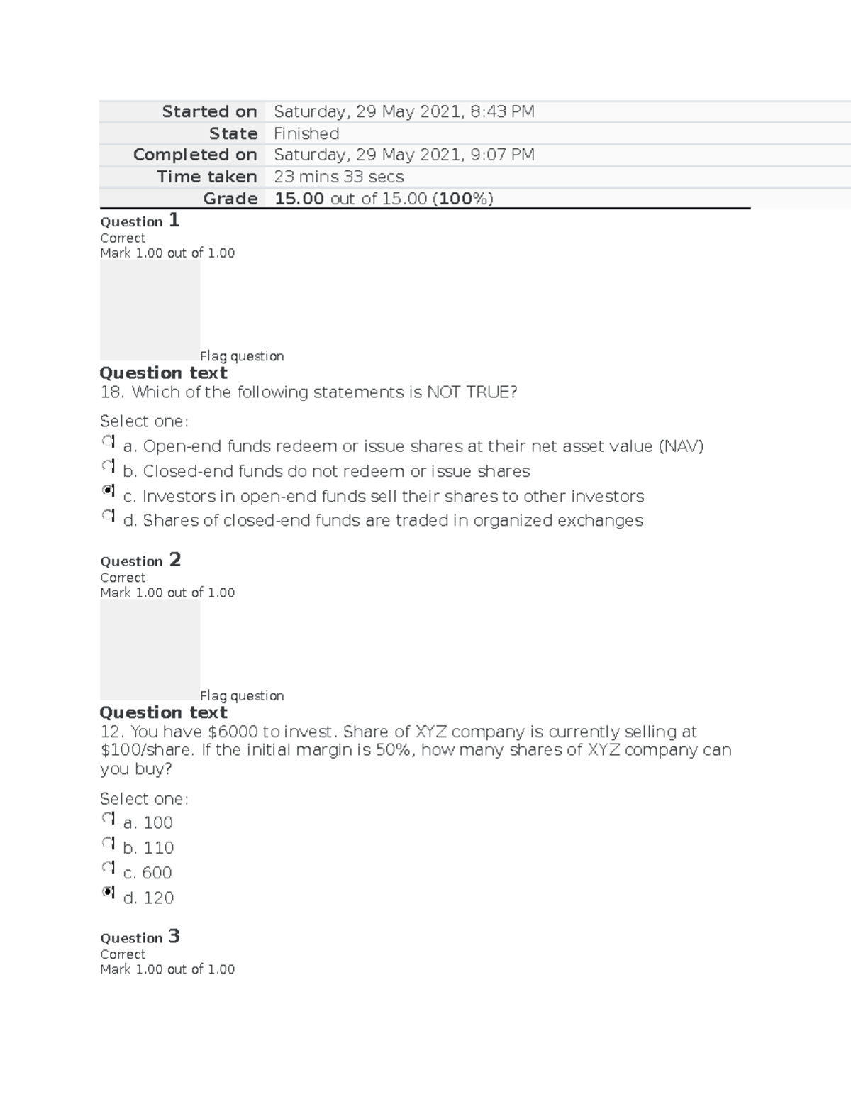 BUS329 Quiz 2 - BUS329 - Murdoch - Studocu
