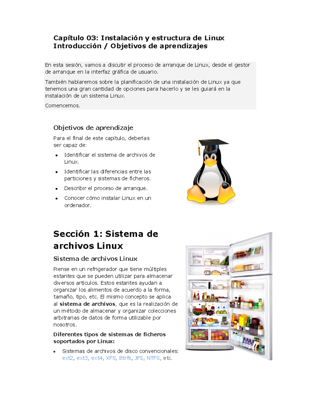 Capítulo 03 - Estructura e Instalación de Linux - Capítulo 03 ...