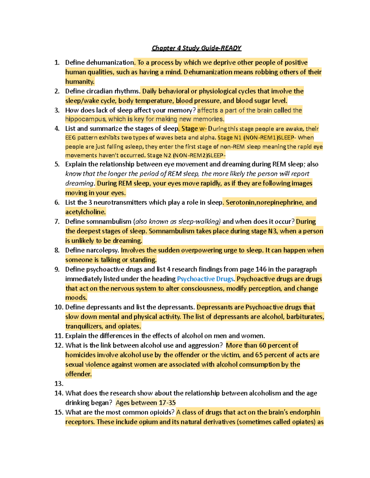 Chapter 4 Study Guide, spring 23 - Chapter 4 Study Guide-READY Define ...