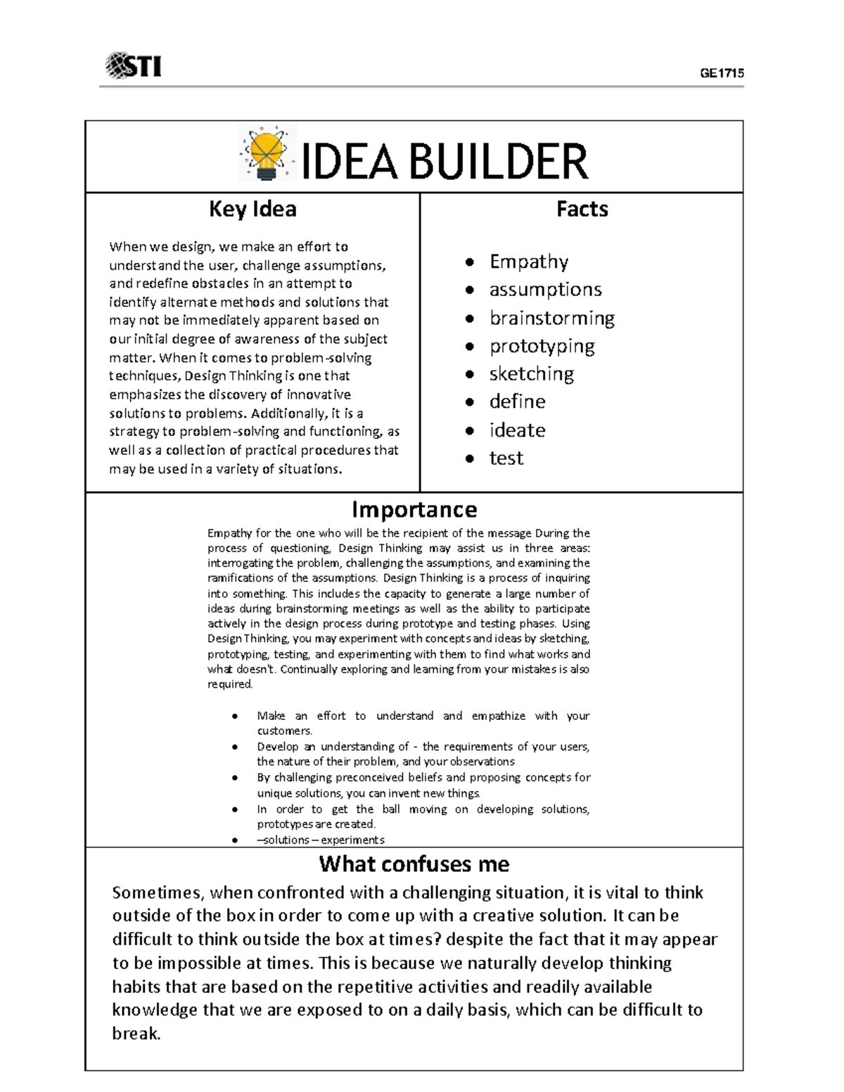 10 Activity 2- In Mathematics in the modern world - GE IDEA BUILDER Key ...
