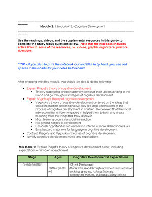 Module 2 Study Guide - D094 - WGU - Studocu
