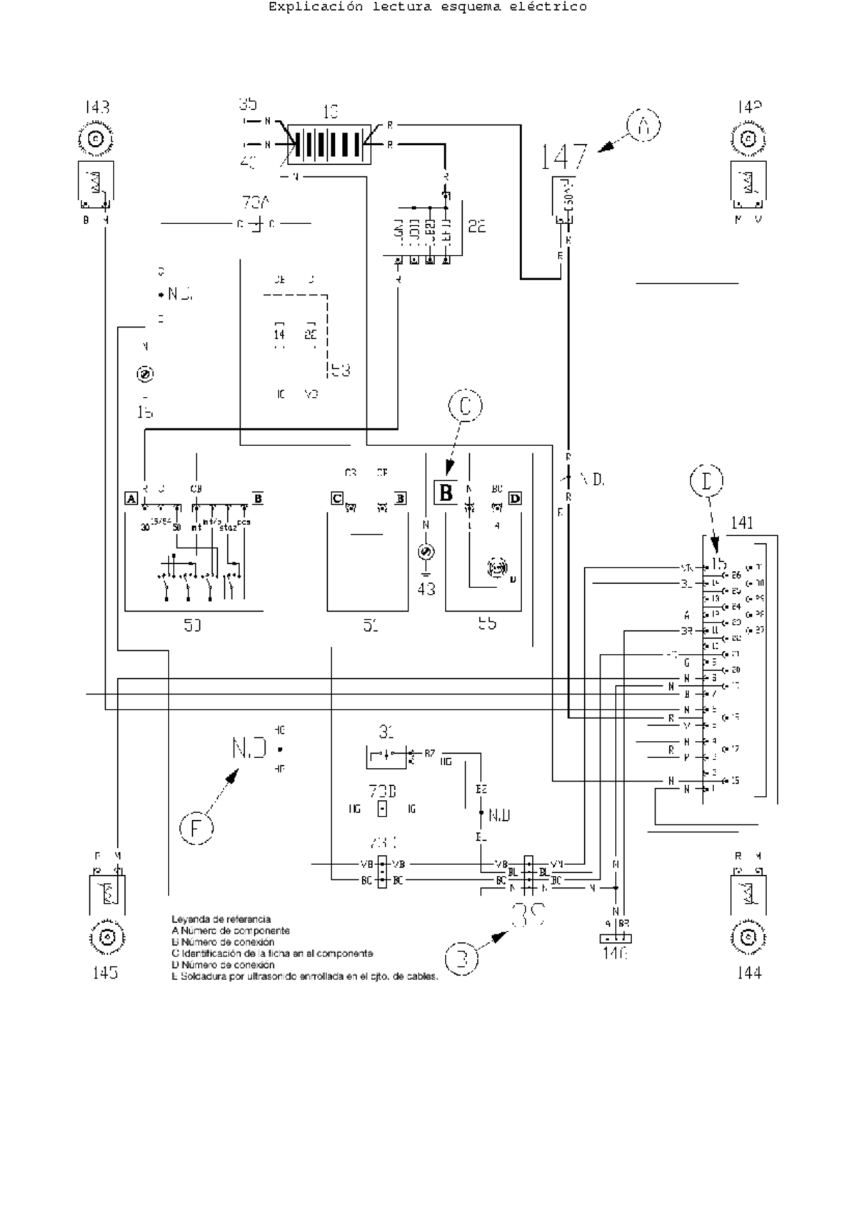 Esquemas-electricos - Esquemas eléctricos - Explicación lectura esquema ...