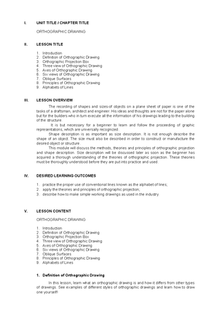 Technical drawing terms - TECHNICAL DRAWING TERMS COMPASS – an ...