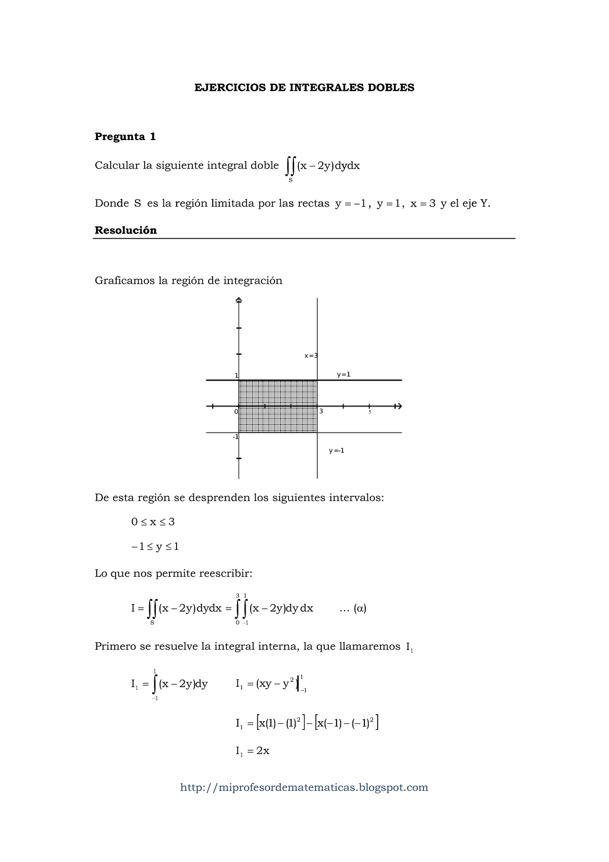 Pdf-ejercicios-resueltos-integrales-dobles compress - EJERCICIOS DE INTEGRALES DOBLESEJERCICIOS ...