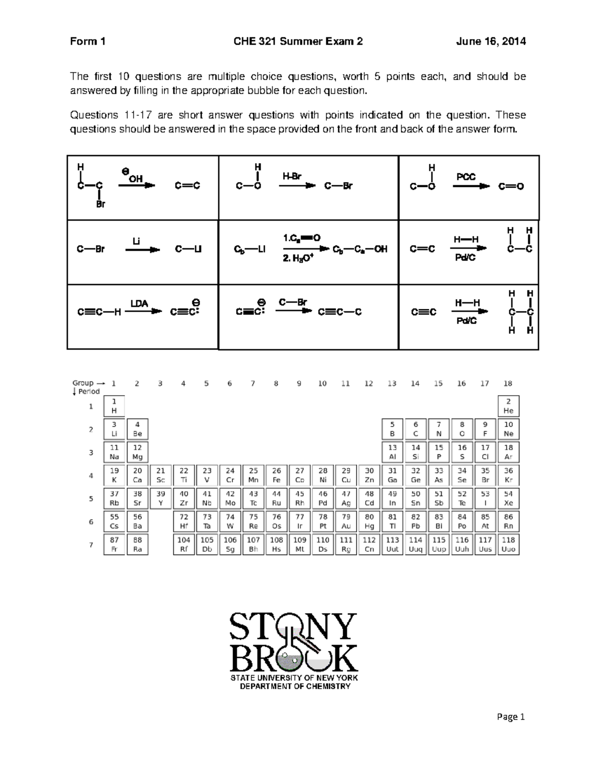 SS14 E2 - Practice exam - The first 10 questions are multiple choice ...